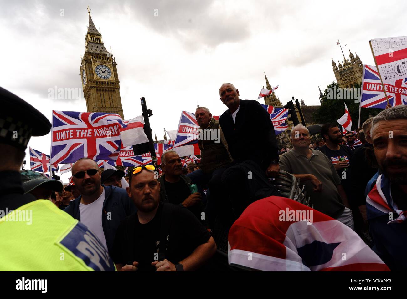 In London, a far-right “Unite the Kingdom” rally organised by Tommy ...