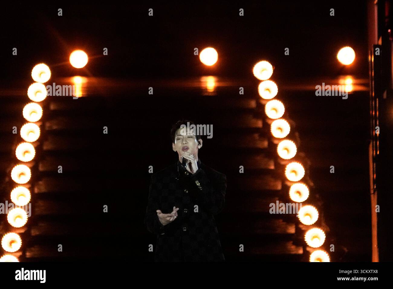 Bambam performs during a concert in St. Peter's Square for the ...