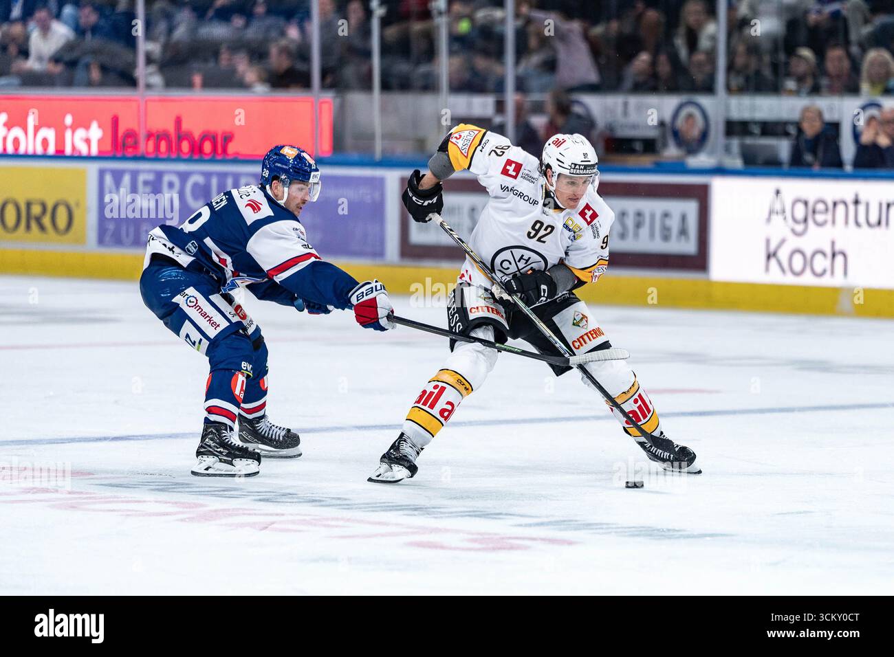September 13, 2025, Zurich, Swiss Life Arena, NL: ZSC Lions - HC Lugano ...