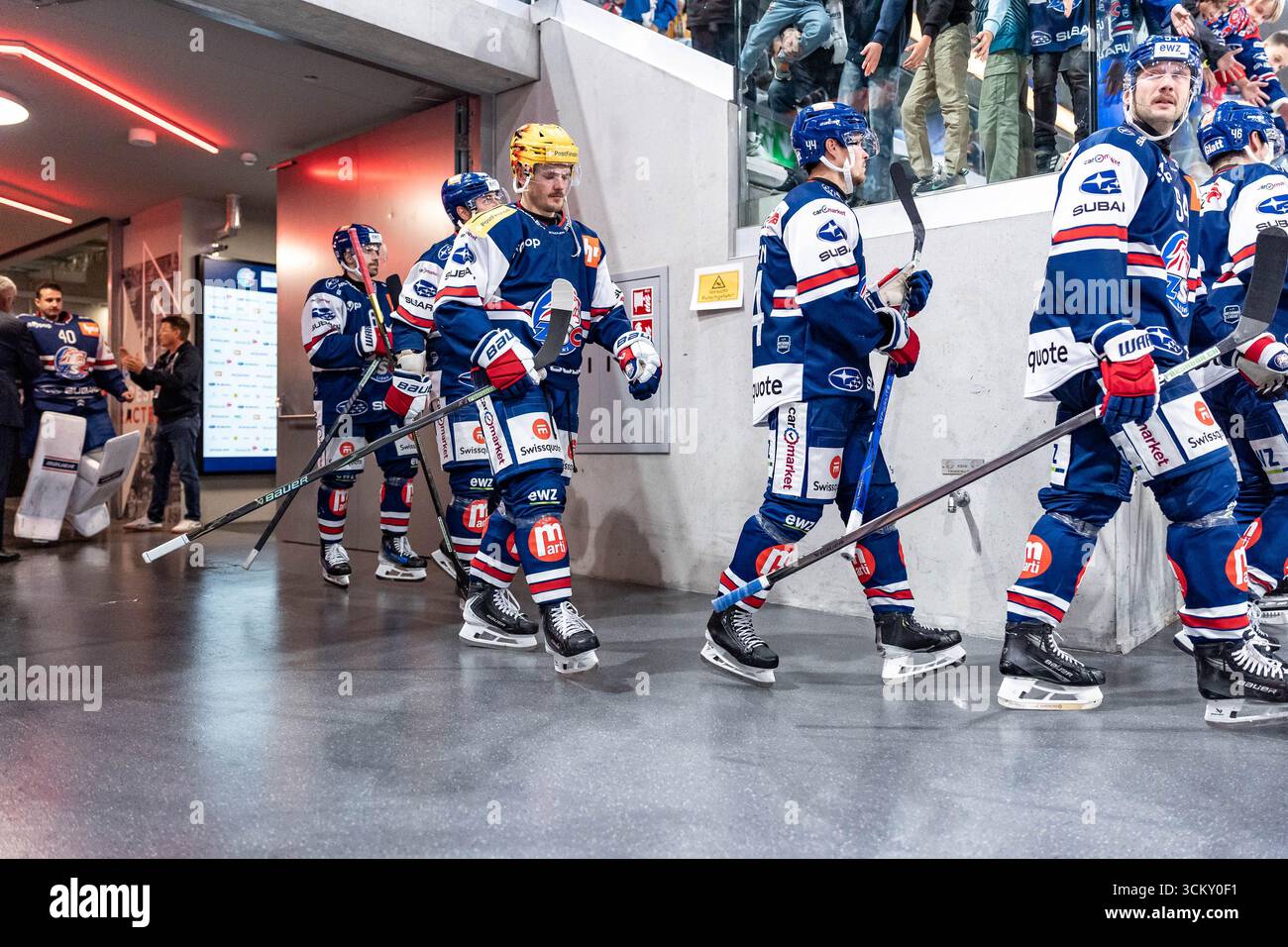 13/09/2025, Zurich, Swiss Life Arena, NL: ZSC Lions - HC Lugano, top ...