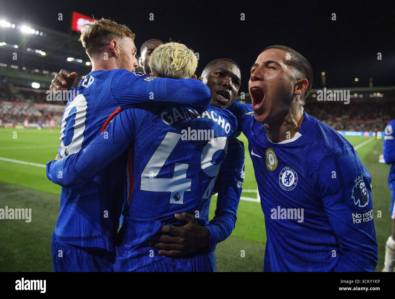 Chelsea enzo fernandez celebrate hi-res stock photography and images ...