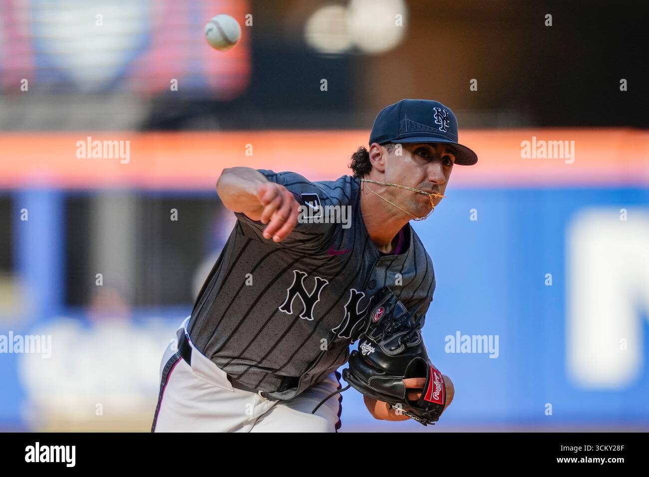 New York Mets pitcher Brandon Sproat throws during the second inning of ...