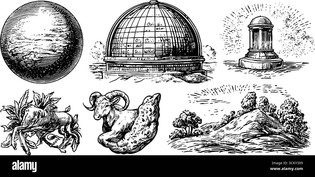 Vintage celestial map Stock Vector Images - Alamy