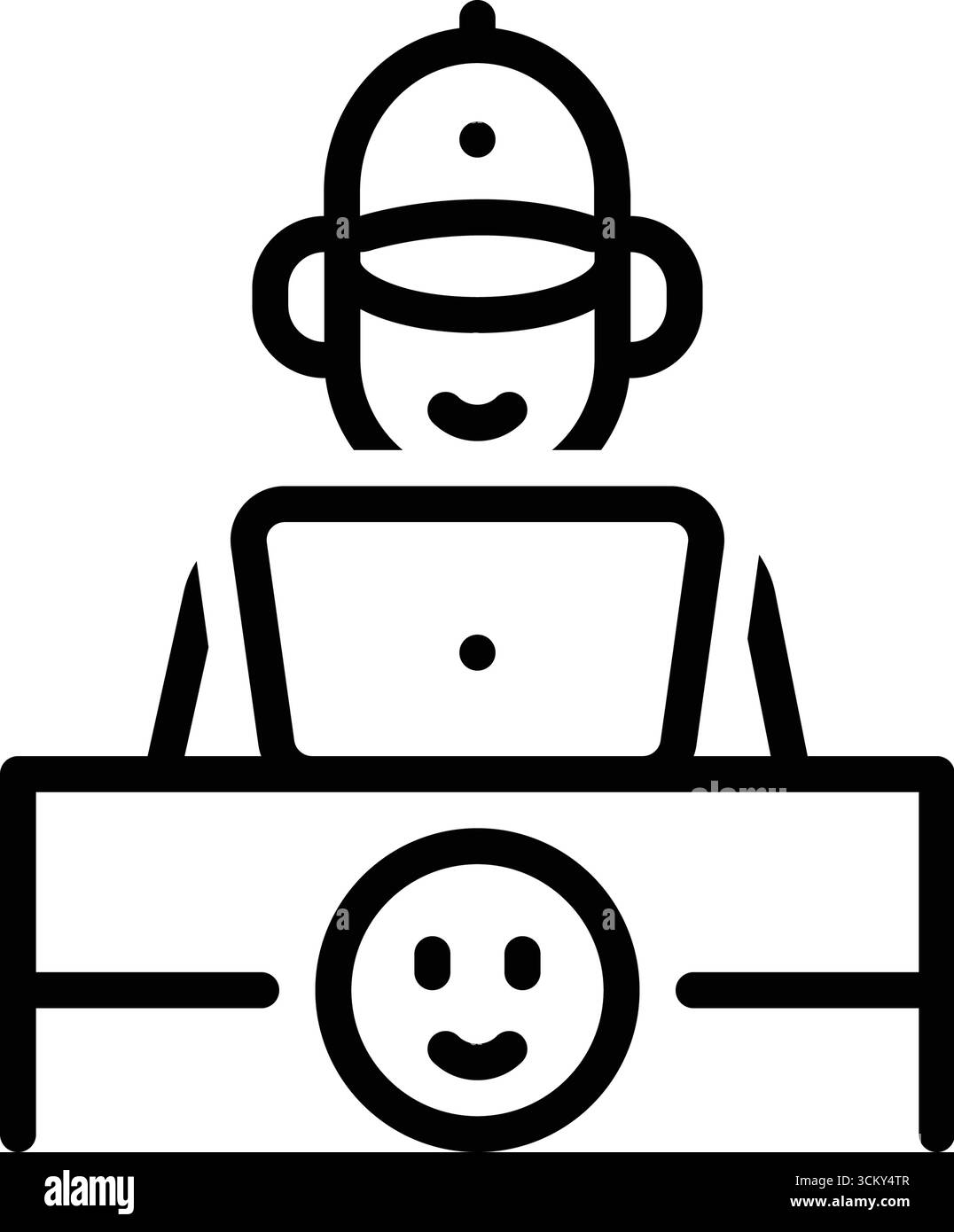 Icon customer friendly Cut Out Stock Images & Pictures - Alamy