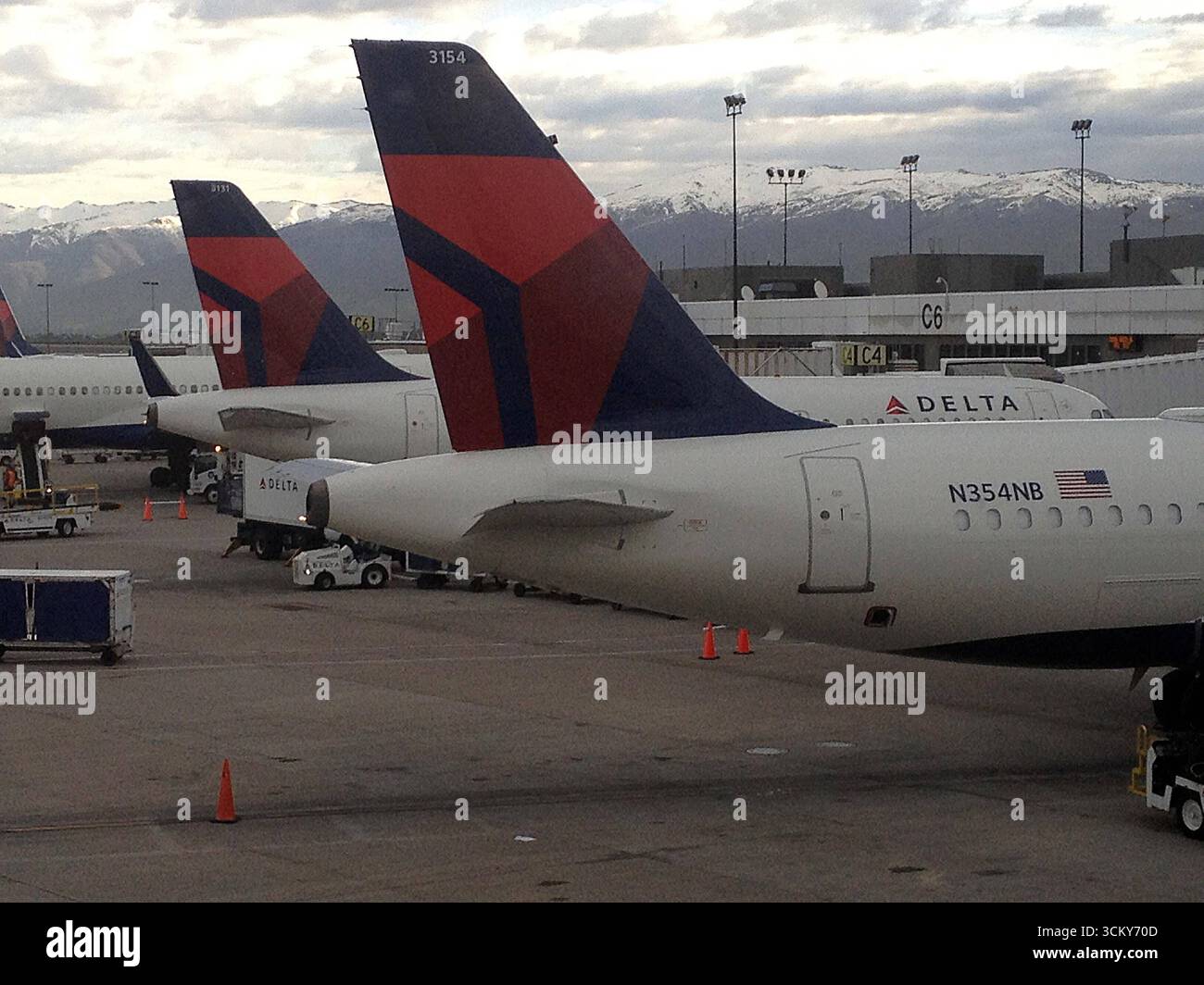 Lewiston /Idaho/USA./ 29.April 2019/ Delta air food and beverage menu ...