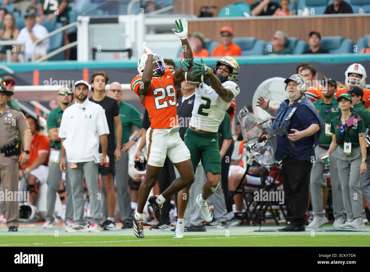 MIAMI GARDENS, FL - SEPTEMBER 13: South Florida Bulls wide receiver ...