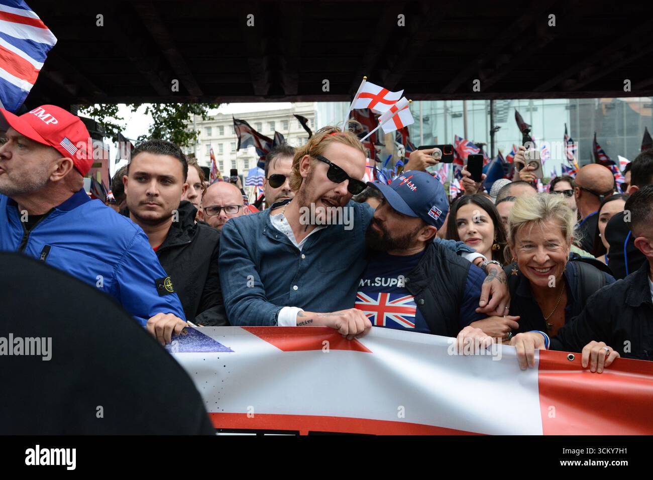 The start of the Tommy Robinson's 'Unite the Kingdom' march through the ...