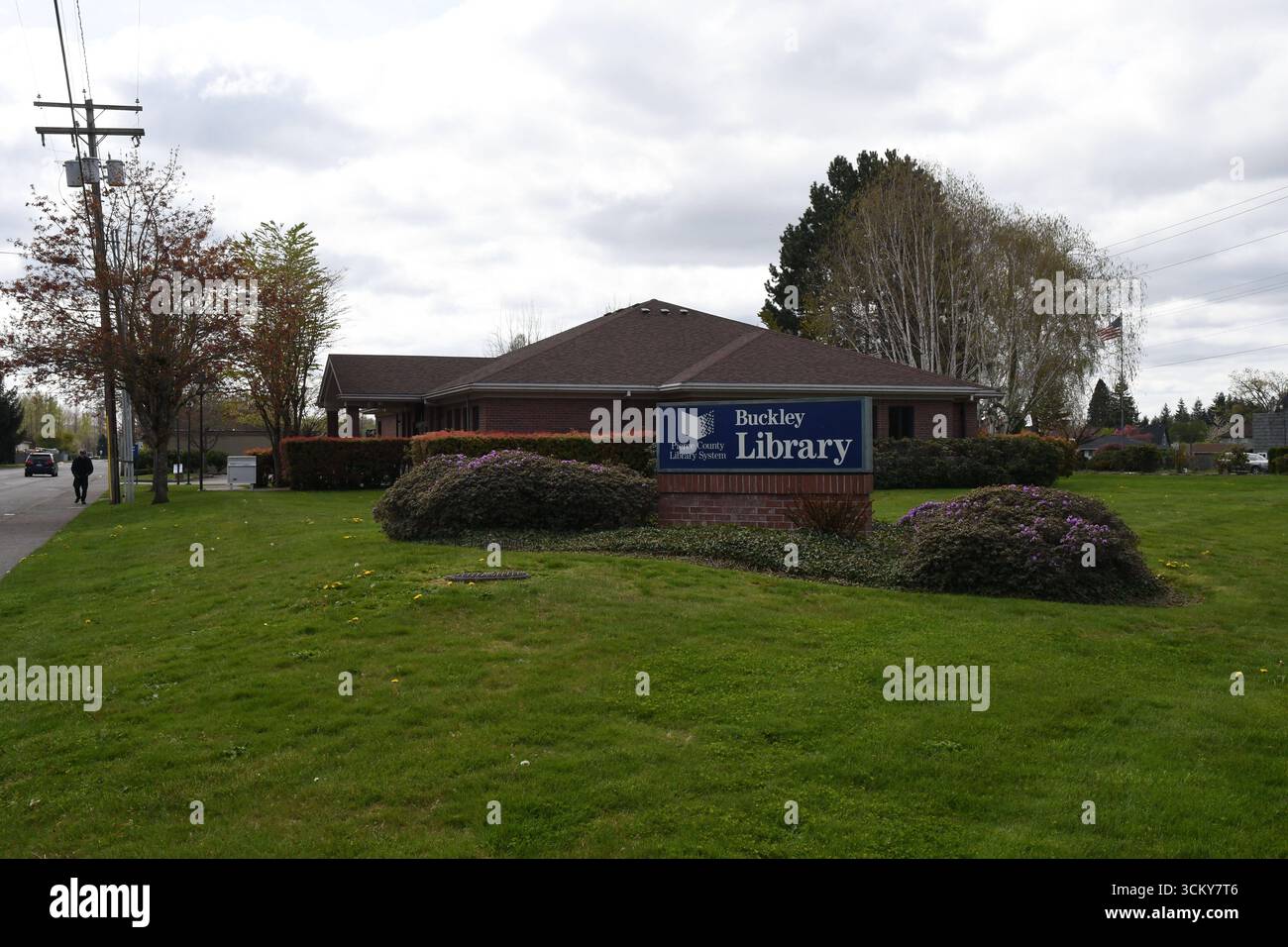 BbUCKELY/WASHINGTON/USA 21.April 2019/ Historical old building and ...