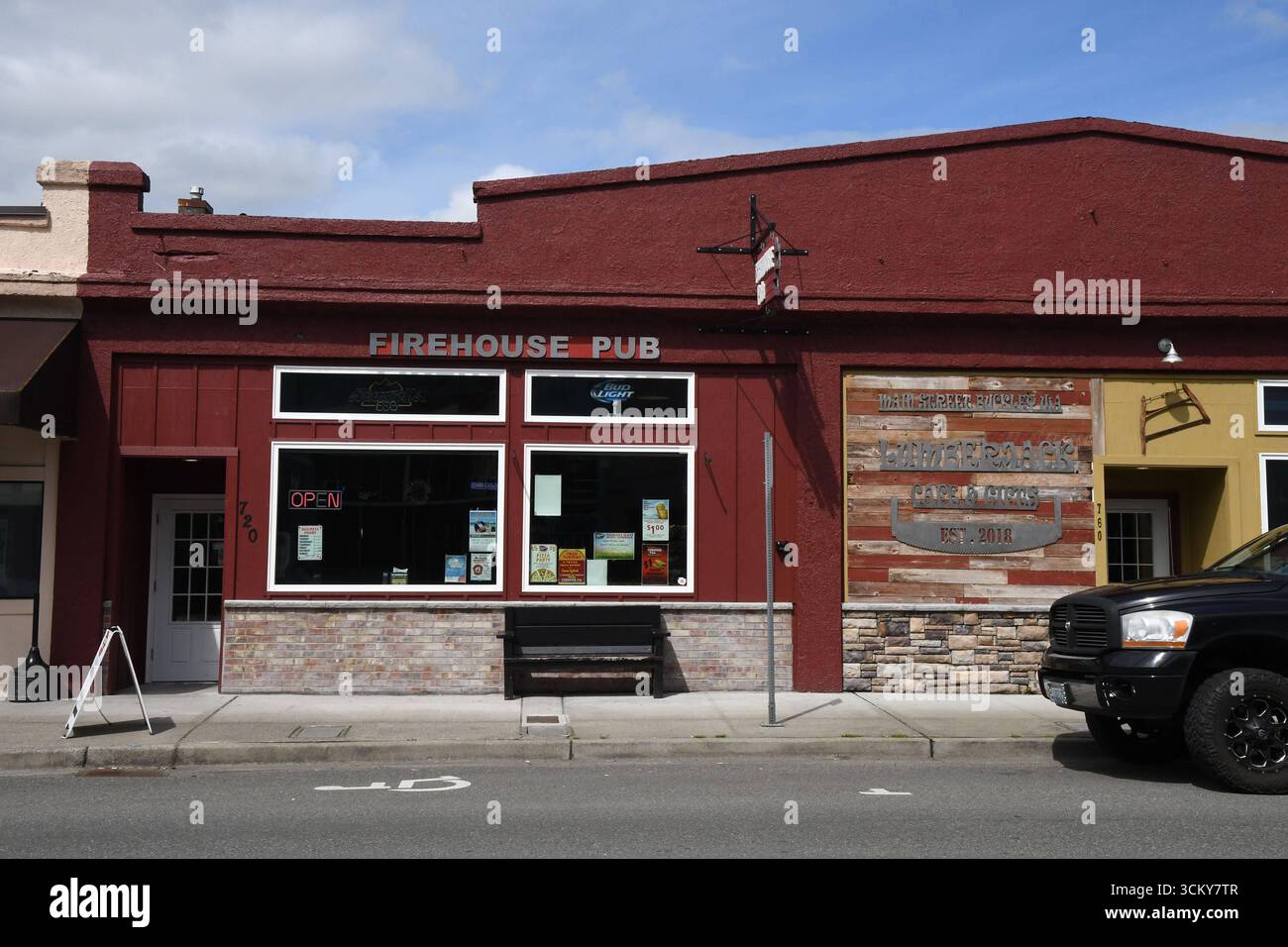 BbUCKELY/WASHINGTON/USA 21.April 2019/ Historical old building and ...