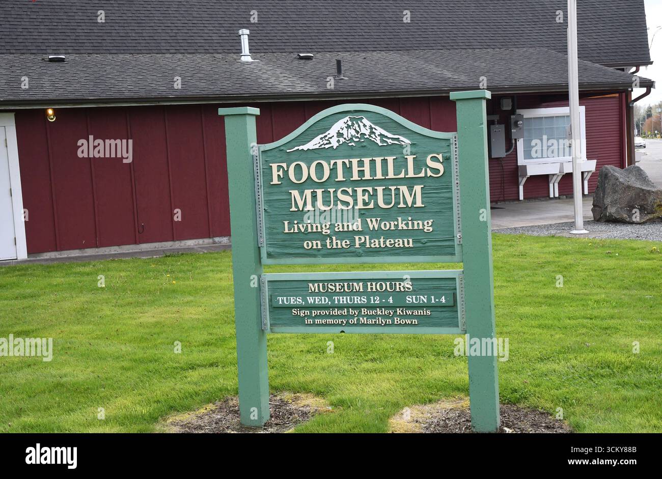 BbUCKELY/WASHINGTON/USA 21.April 2019/ Historical old building and ...