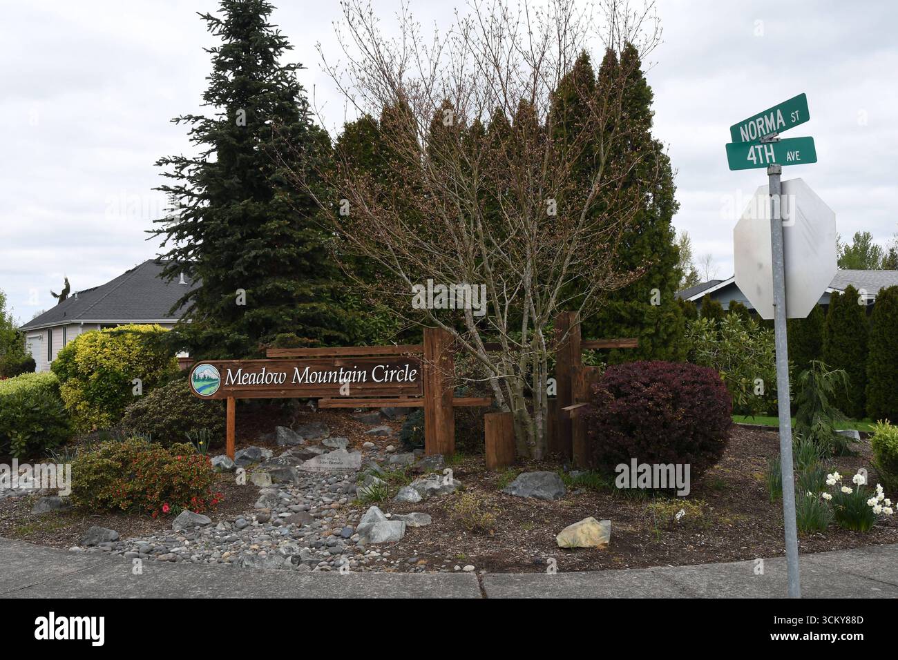 BbUCKELY/WASHINGTON/USA 21.April 2019/ Historical old building and ...