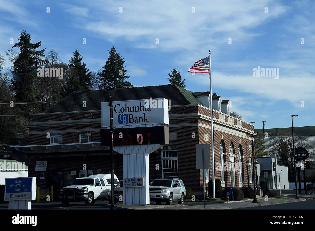 Colfax /Washington/USA./ 22.April 2019/Business an financial district ...