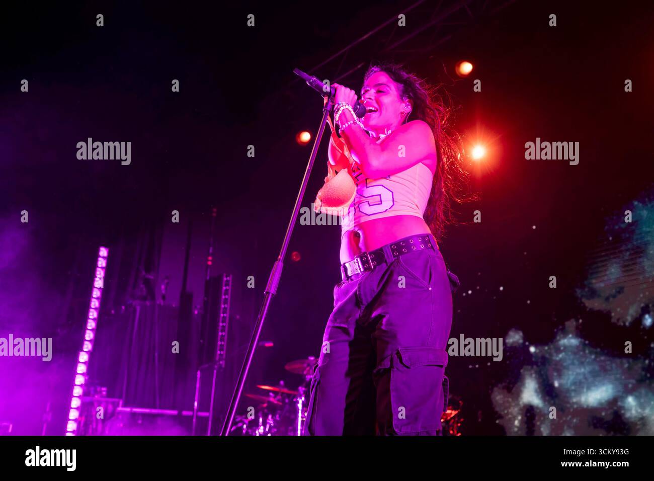 Manchester, England, 13th September, 2025. Jessie Reyez headlining Manchester Academy in ...