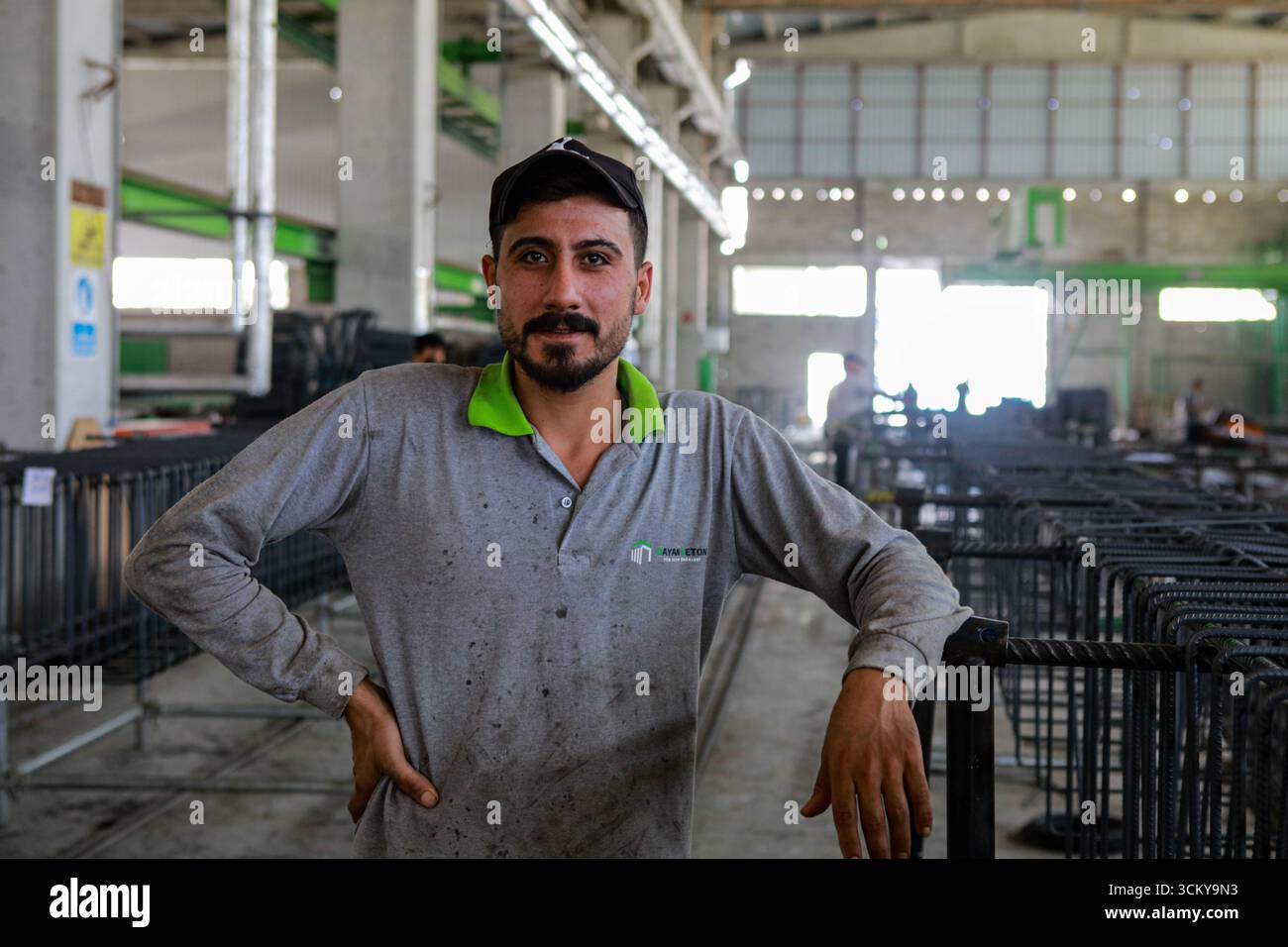 September 11, 2025: Gaziantep, Turkiye. 11 September. 2025. A worker at ...