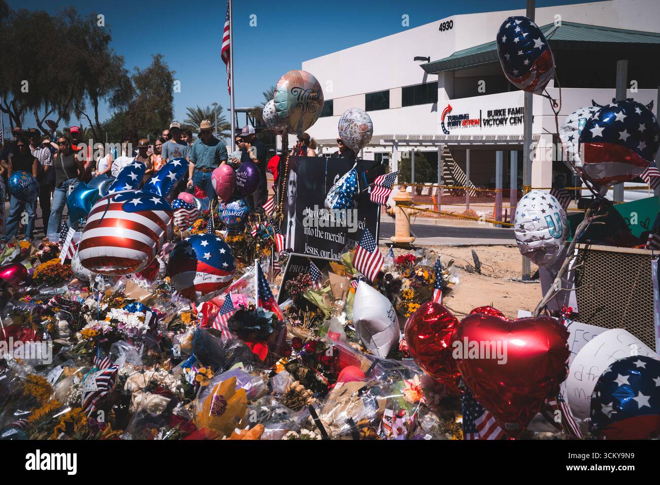 Phoenix, Arizona - September 13, 2025: Memorial for Charlie Kirk ...
