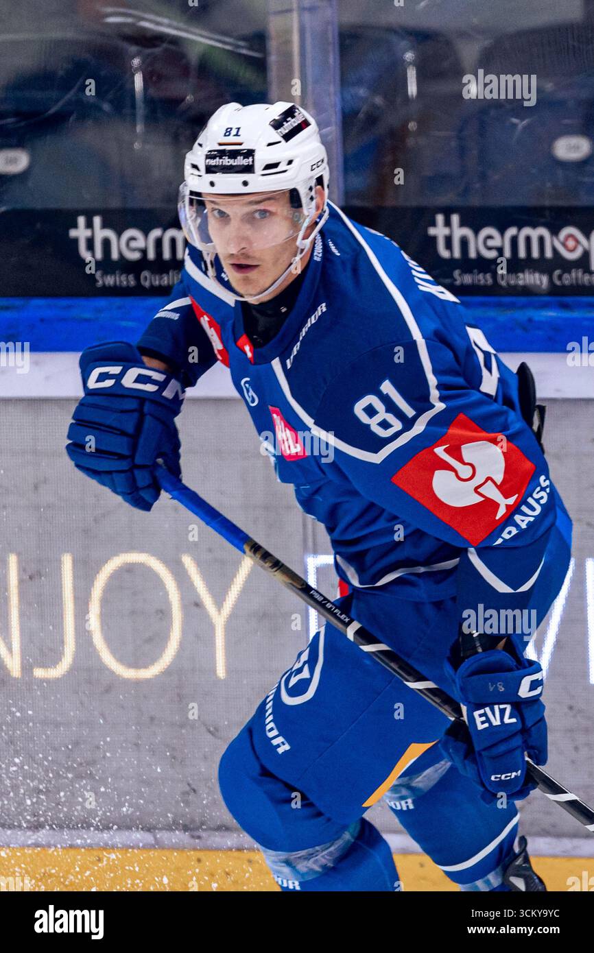 Dominik Kubalik #81 (EV Zug) - 05.09.2025 - Champions Hockey League ...