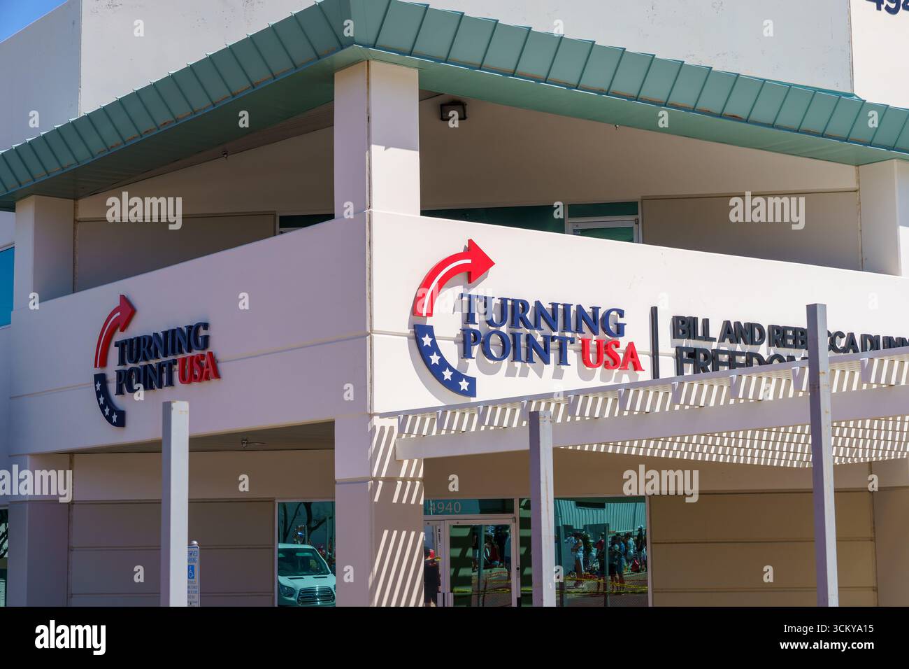 Charlie kirk, turning point usa hi-res stock photography and images - Alamy