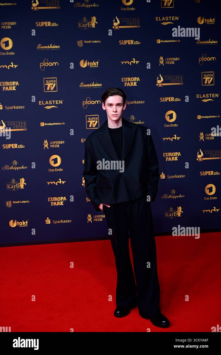 Mike Leon Lichtenberg bei der 31. Verleihung der Goldenen Henne 2025 in HALLE:EINS in der ...