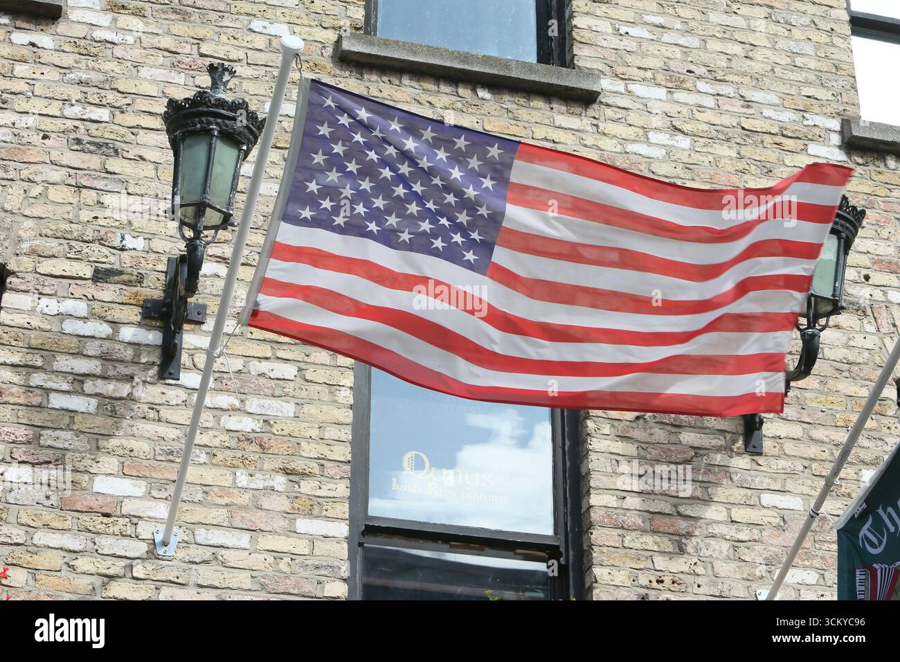 Dublin, Ireland - 12th September 2025 - An American USA stars and ...