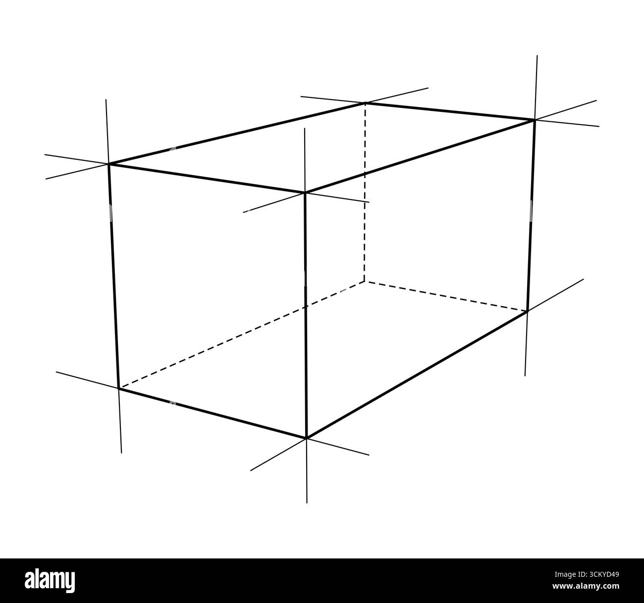 Geometric Cube Sketch Stock Vector Image & Art - Alamy