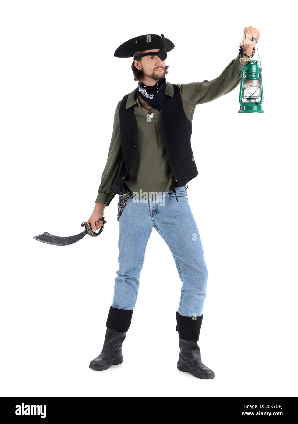 Man lantern traditional Cut Out Stock Images & Pictures - Alamy