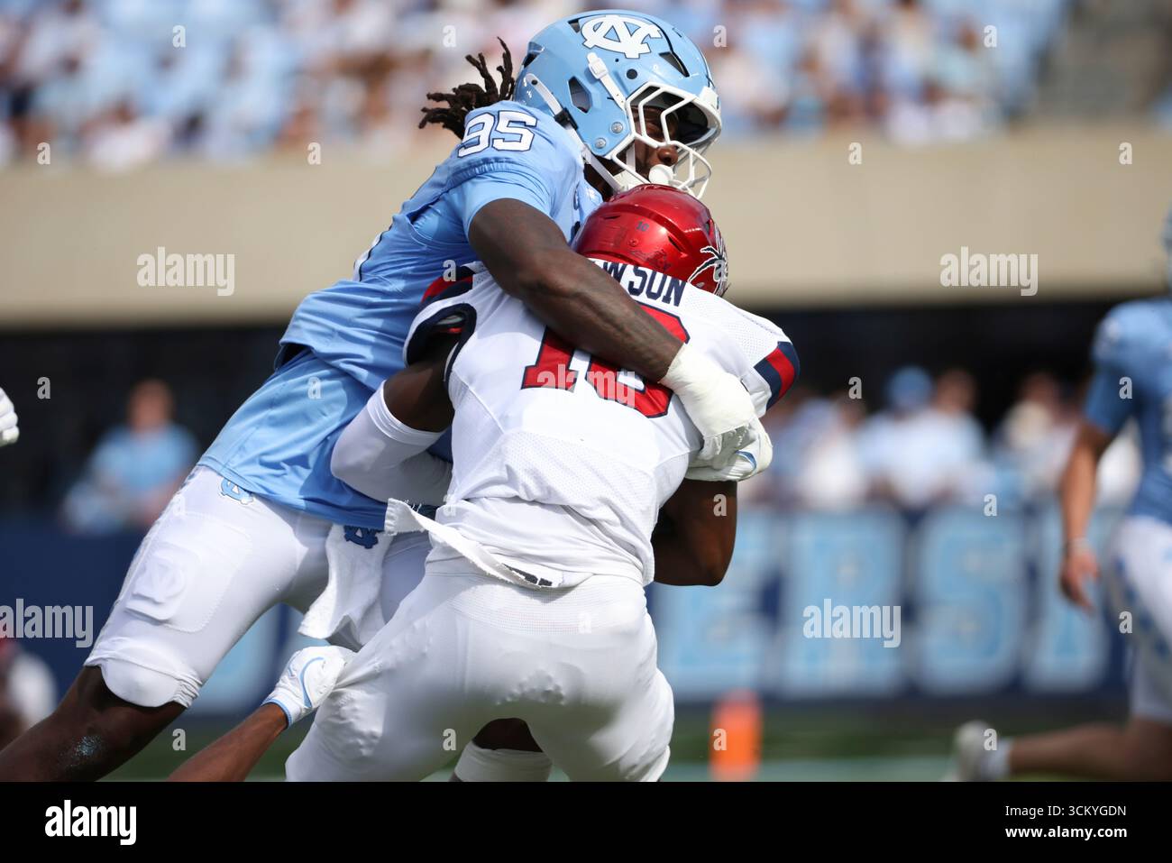 CHAPEL HILL, NC - SEPTEMBER 13: Linebacker Daniel Anderson #95 of the ...