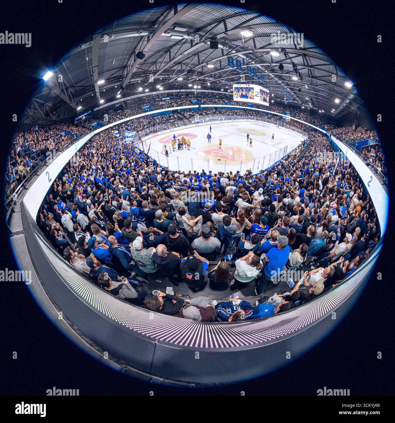 Zug standing curve in fisheye view - 09.09.2025 - National League ...
