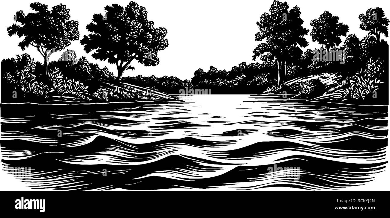 Gentle waves ripples Cut Out Stock Images & Pictures - Alamy