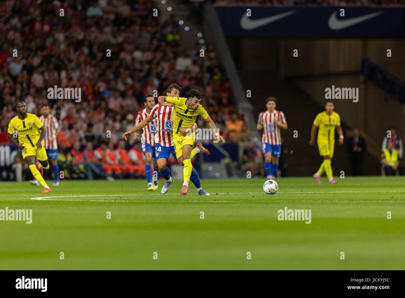 Madrid, Spain. 13th Sep 2025. Atletico de Madrid and Villareal CF at ...