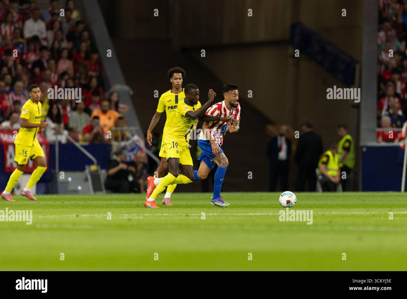 Madrid, Spain. 13th Sep 2025. Atletico de Madrid and Villareal CF at ...