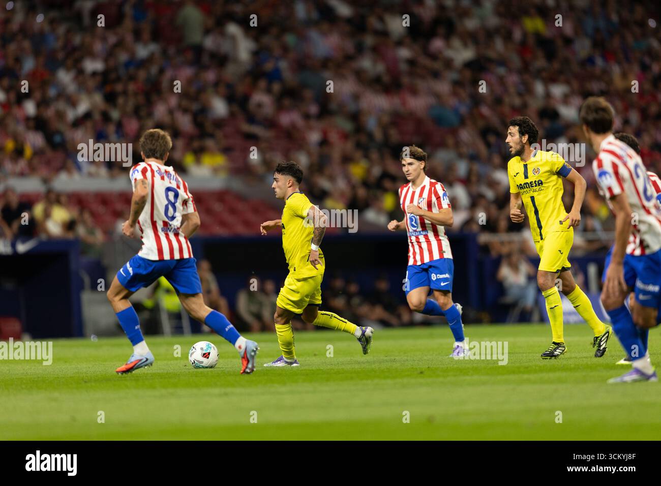 Madrid, Spain. 13th Sep 2025. Atletico de Madrid and Villareal CF at ...