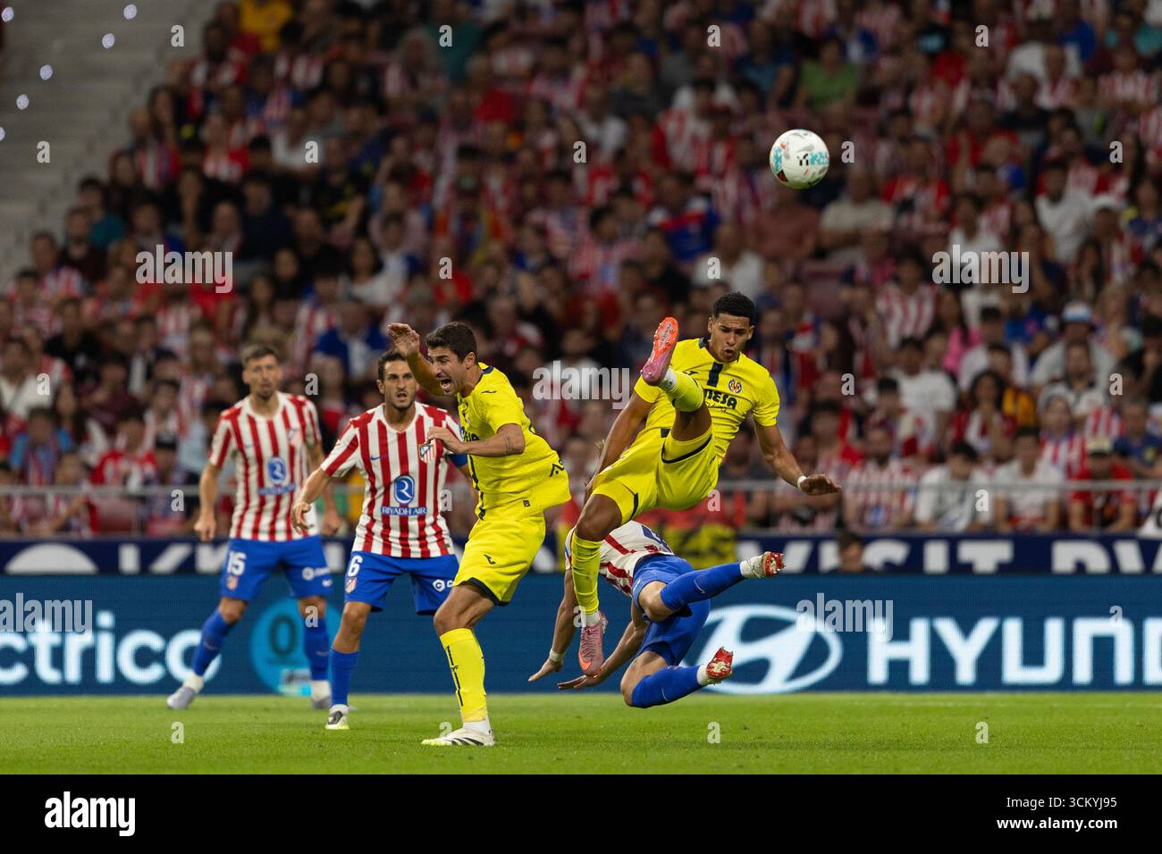 Madrid, Spain. 13th Sep 2025. Atletico de Madrid and Villareal CF at ...