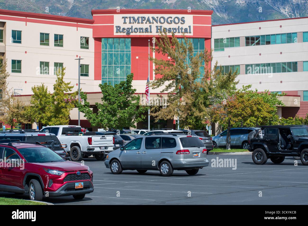 Orem, Utah, USA. 12th Sep, 2025. Timpanogos Regional Hospital in Orem ...