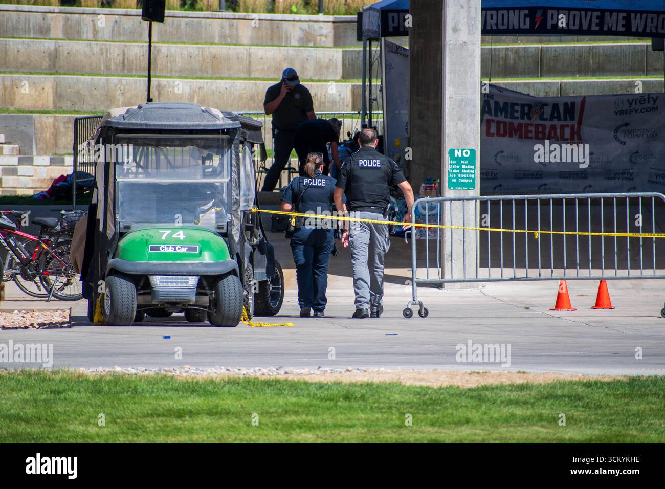 Charlie kirk memorial 254 jpg hi-res stock photography and images - Alamy