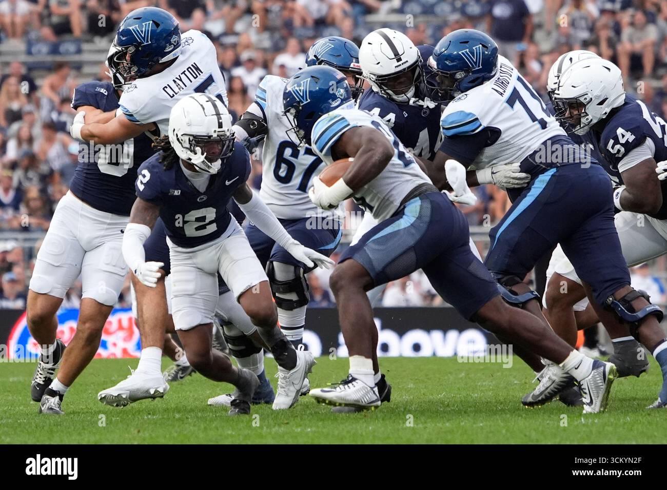 UNIVERSITY PARK, PA - SEPTEMBER 13: Villanova Wildcats Running Back ...