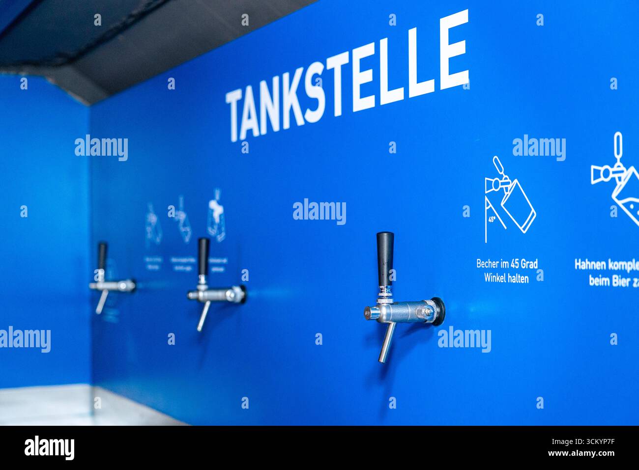 The new EVZ beer filling station for EVZ fans to tap their own beer ...