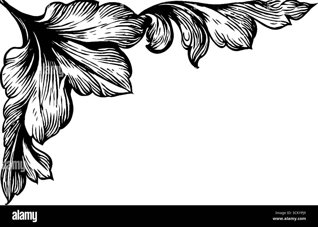 Art deco stepped corner chevron design in black and white for elegant ...