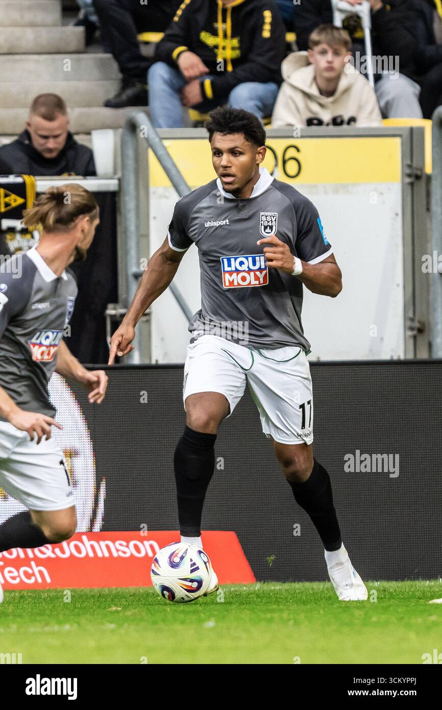 13.09.2025, Fussball, Saison 2025/2026, 3. Liga, Tivoli Aachen, 5. Spieltag, SSV Ulm 1846 ...