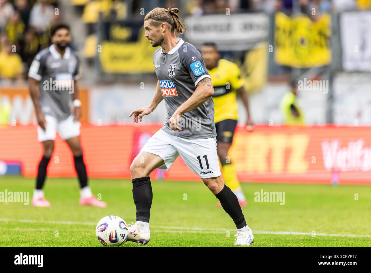 13.09.2025, Fussball, Saison 2025/2026, 3. Liga, Tivoli Aachen, 5. Spieltag, SSV Ulm 1846 ...