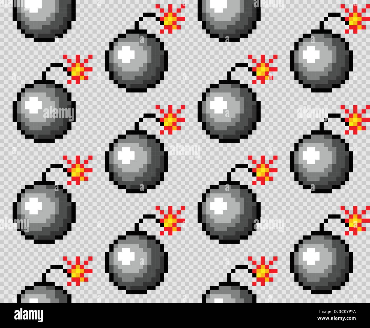 Pixel explosion background in hi-res stock photography and images - Alamy