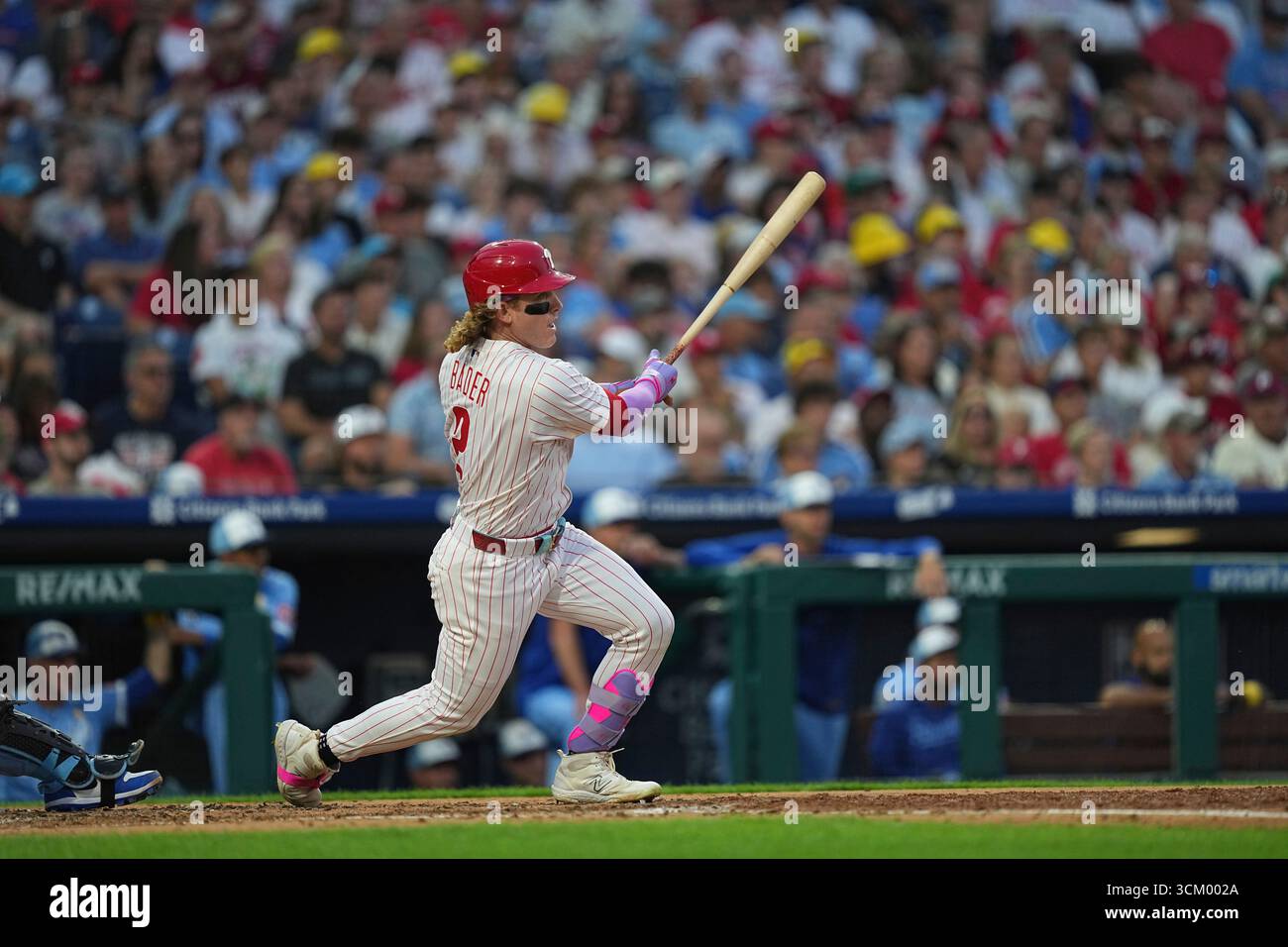 Philadelphia Phillies' Harrison Bader during the third inning of a ...