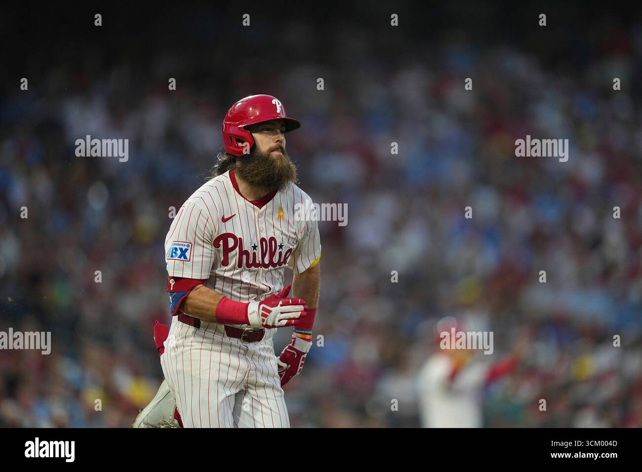 Philadelphia Phillies' Brandon Marsh during the third inning of a ...