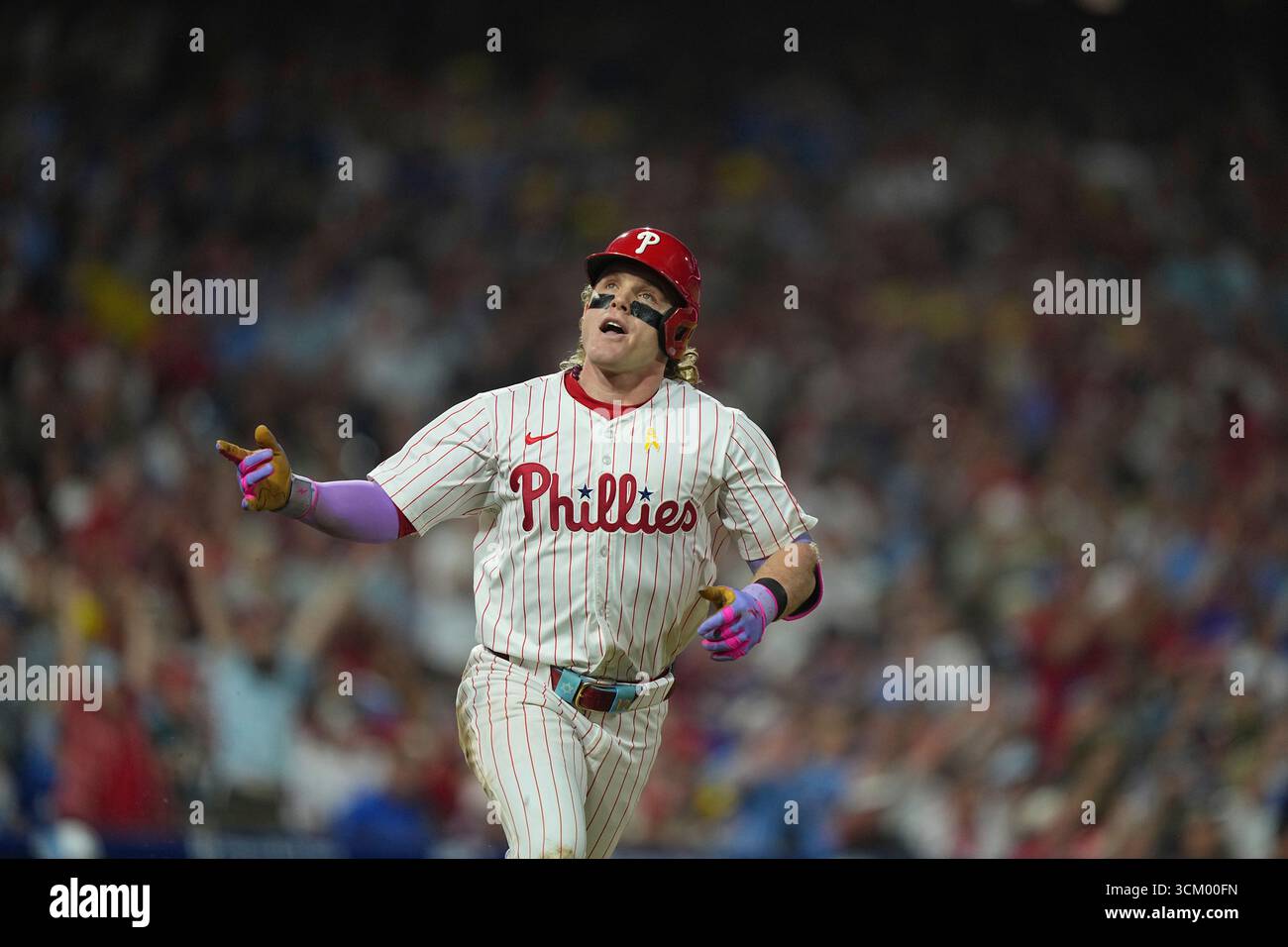 Philadelphia Phillies' Harrison Bader during the sixth inning of a ...