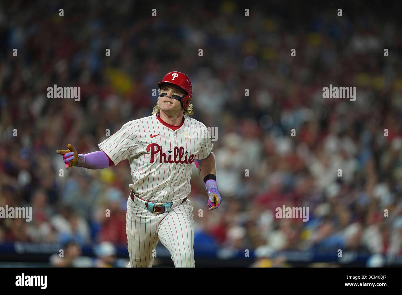 Philadelphia Phillies' Harrison Bader during the sixth inning of a ...