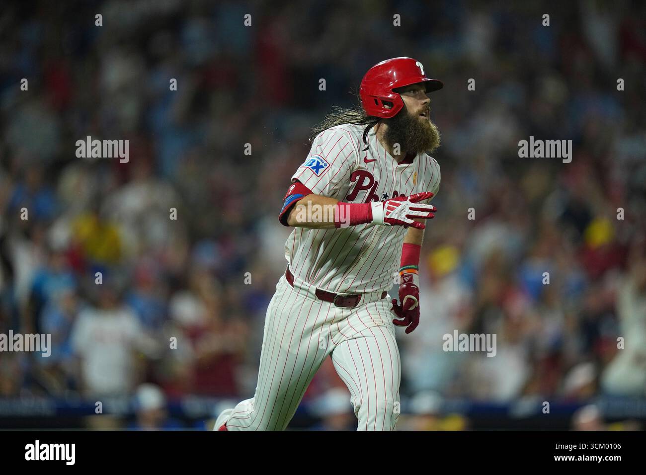 Philadelphia Phillies' Brandon Marsh in action a baseball game ...