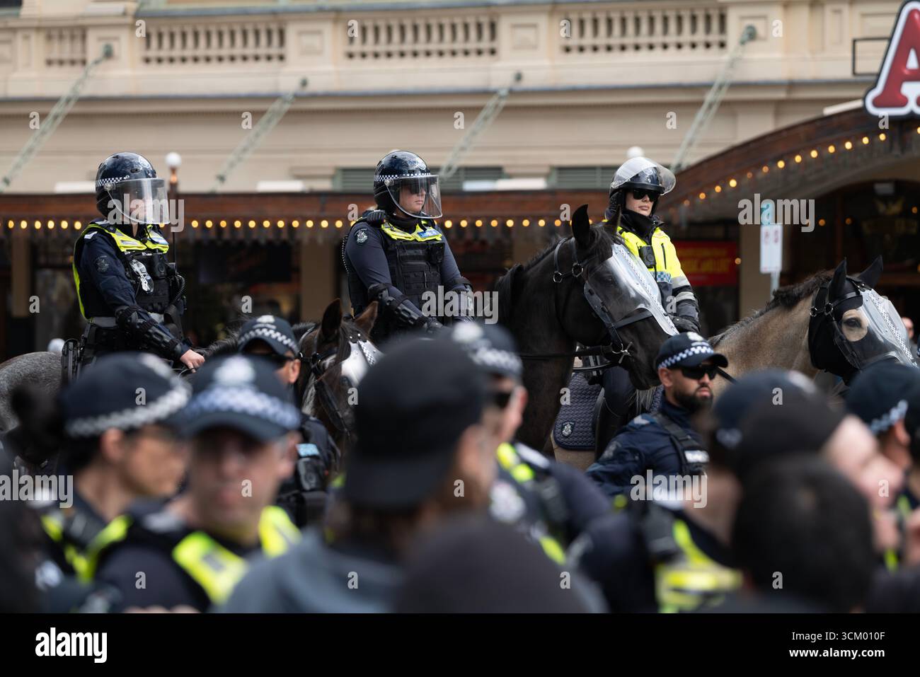 Protesters march through Melbourne’s CBD during the Indigenous ...