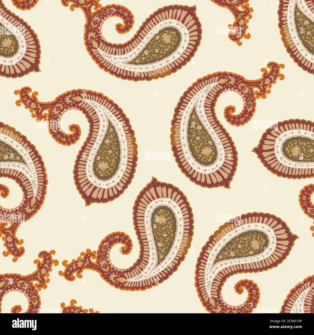 Paisley ornamental motif Stock Vector Images - Alamy