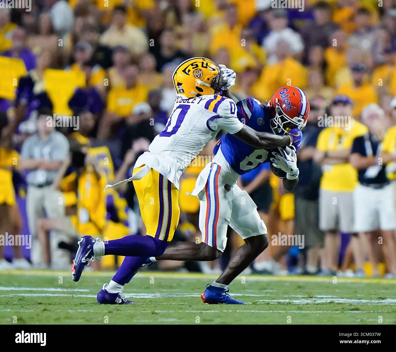 during the first half of a NCAA college football game on Saturday ...