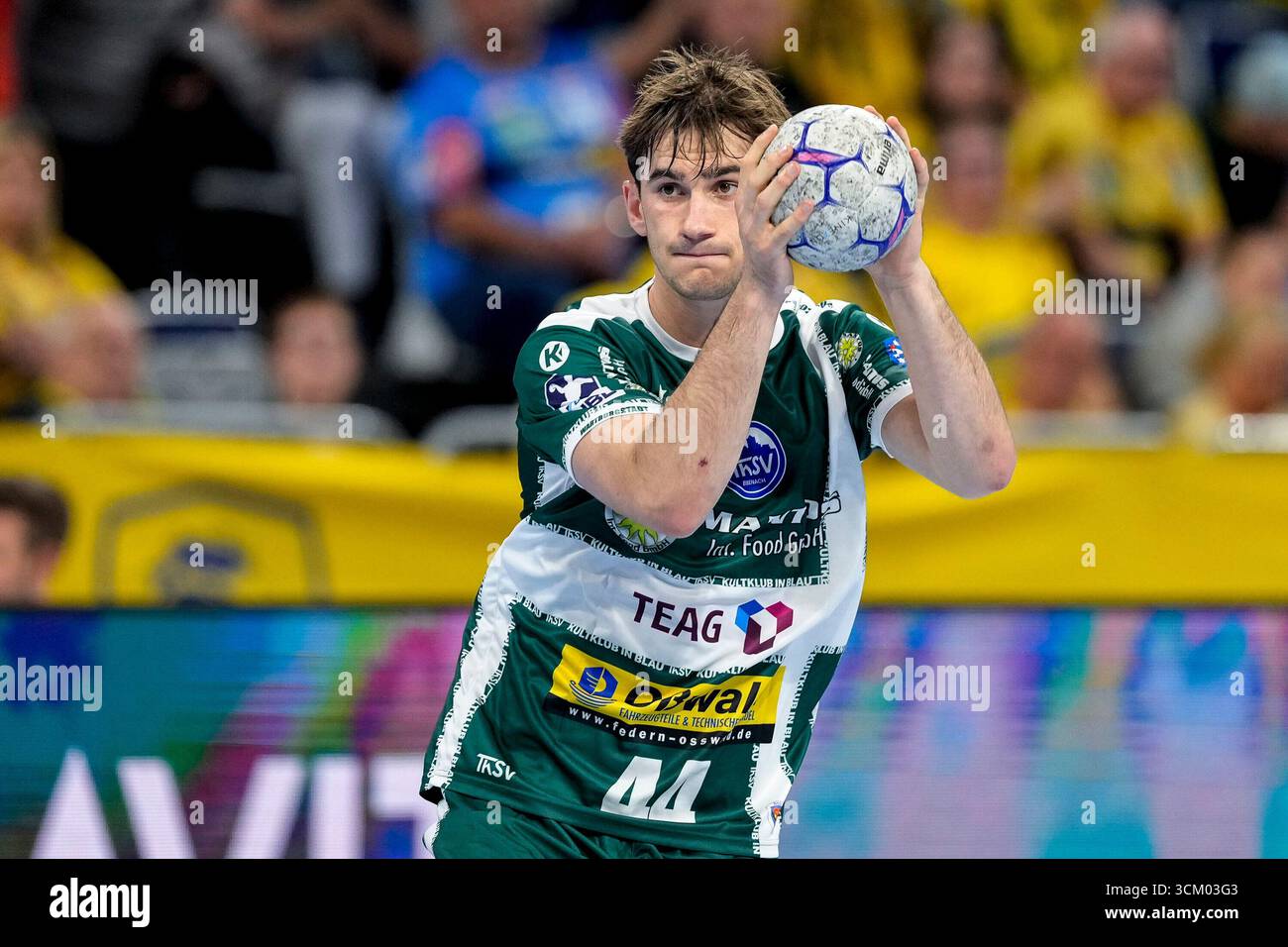 Mannheim, Deutschland. 13th Sep, 2025. Stephan Seitz (ThSV, 44), am ...