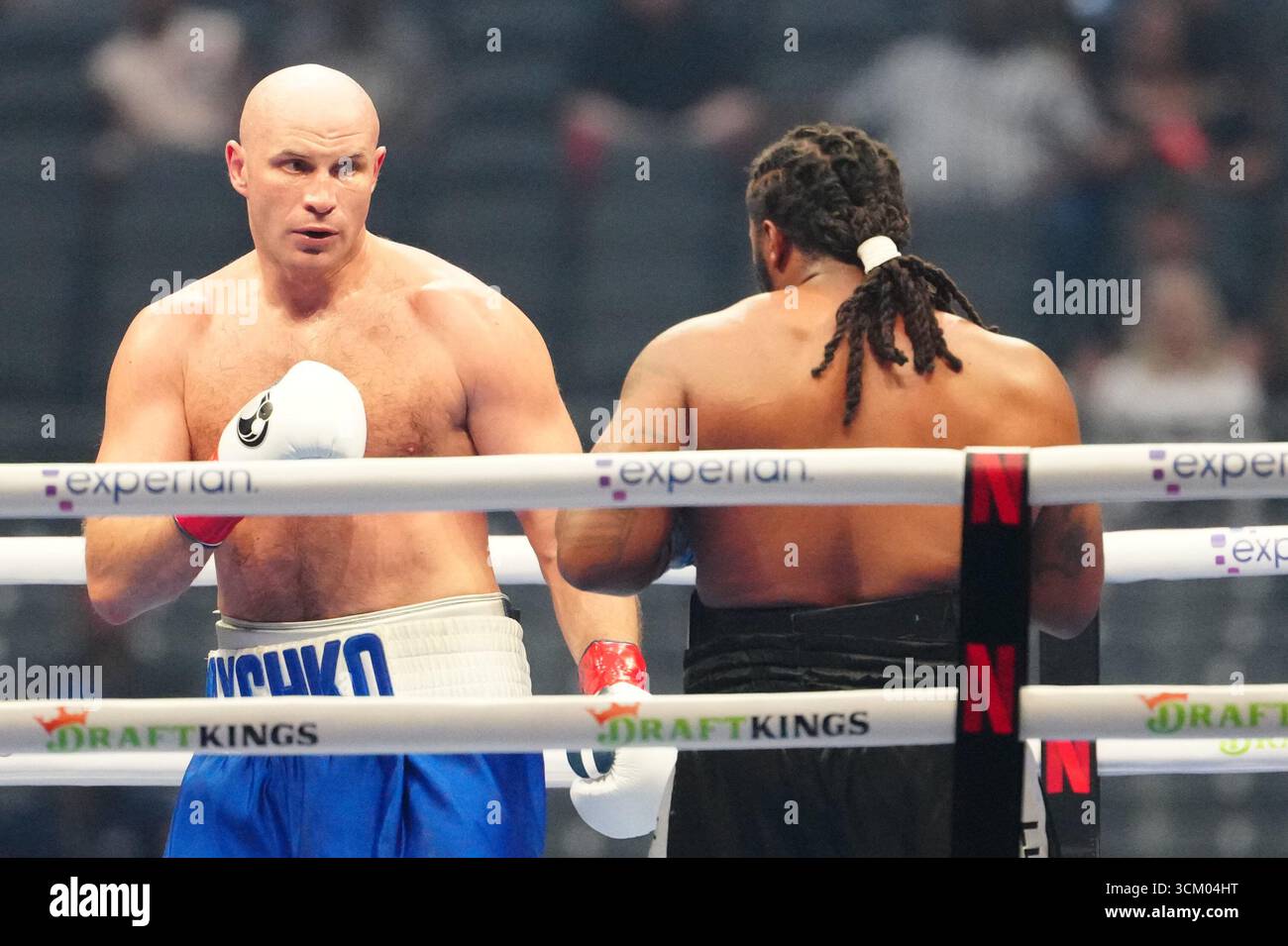 LAS VEGAS, NV - SEPT 13: Ivan Dychko and Jermaine Franklin Jr. meet in the ring for a 10 round ...